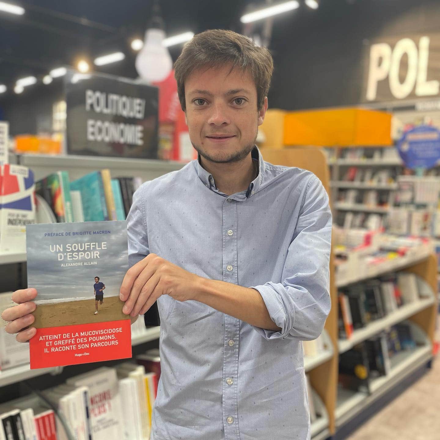 Livre : il veut donner "Un souffle d'espoir" face à la mucoviscidose