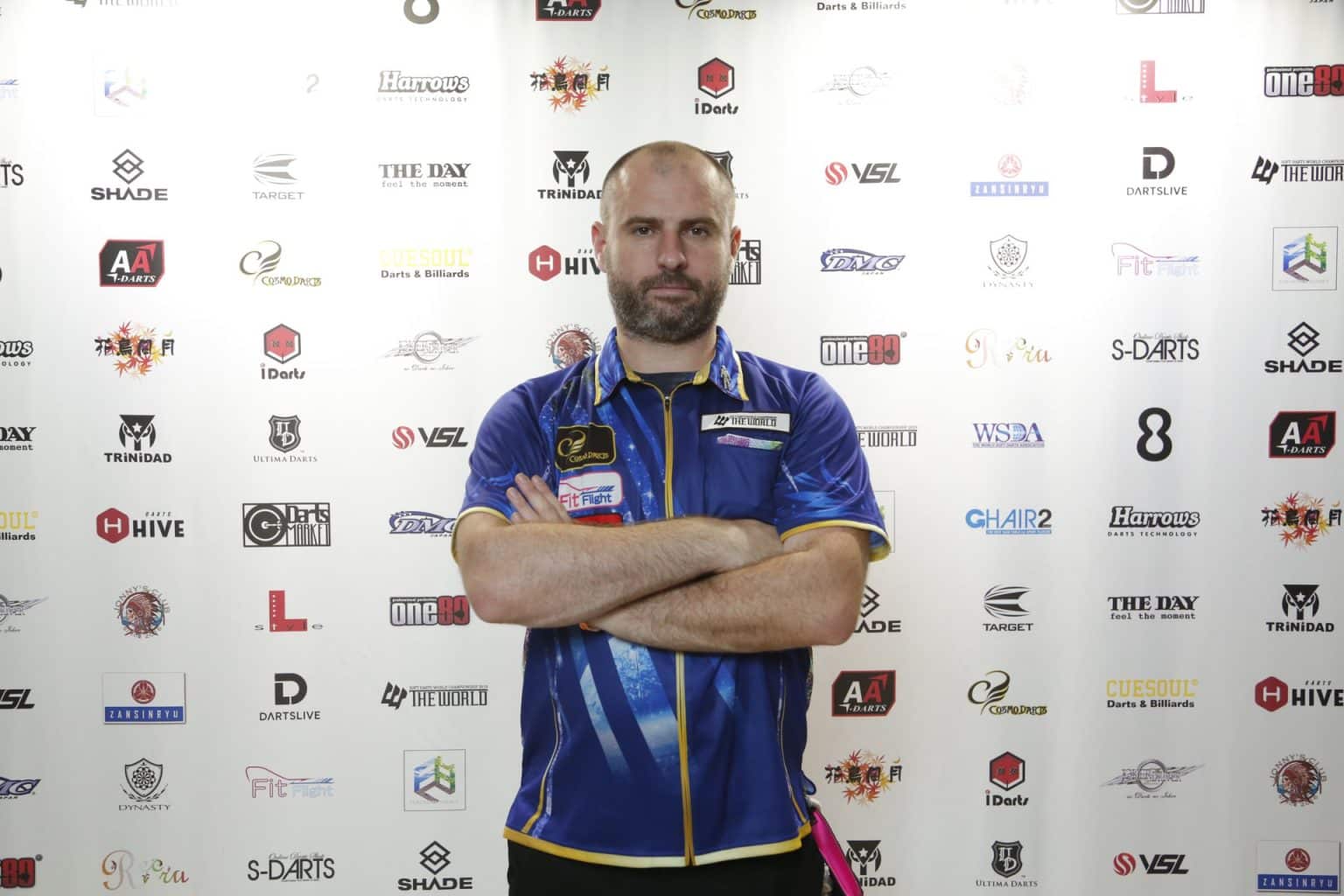 Jacques Labre, un Français parmi l’élite mondiale des fléchettes